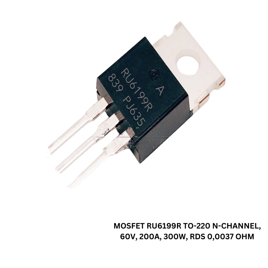DanounTech - Buy Mosfet RU6199R TO-220 N-Channel 60V, 200A, 300W, Rds 0 ...