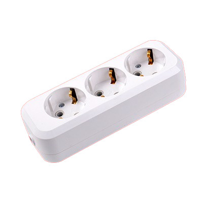 YAWEITAI "3 gang socket with earthing,16A 250V~
